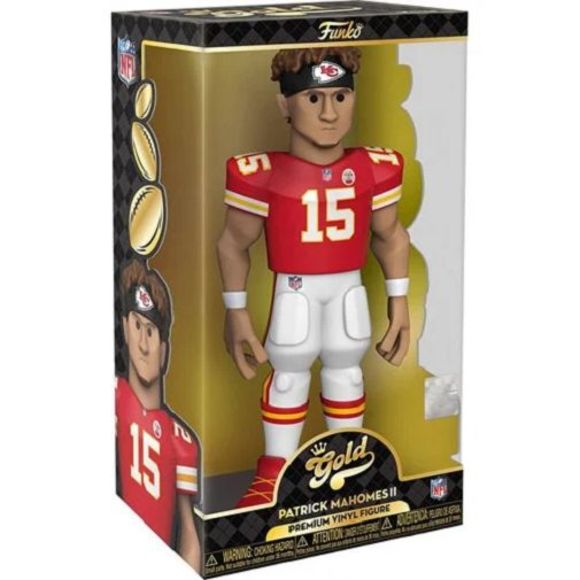 Funko | Toys | Patrick Mahomes Nfl Chiefs Home Uniform 2inch Vinyl Gold ...